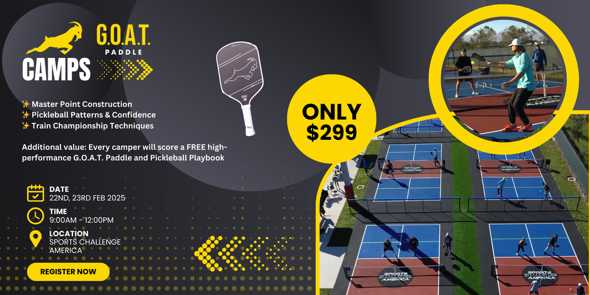 G.O.A.T. Paddle Pickleball Paddles Making you the Greatest of All Time