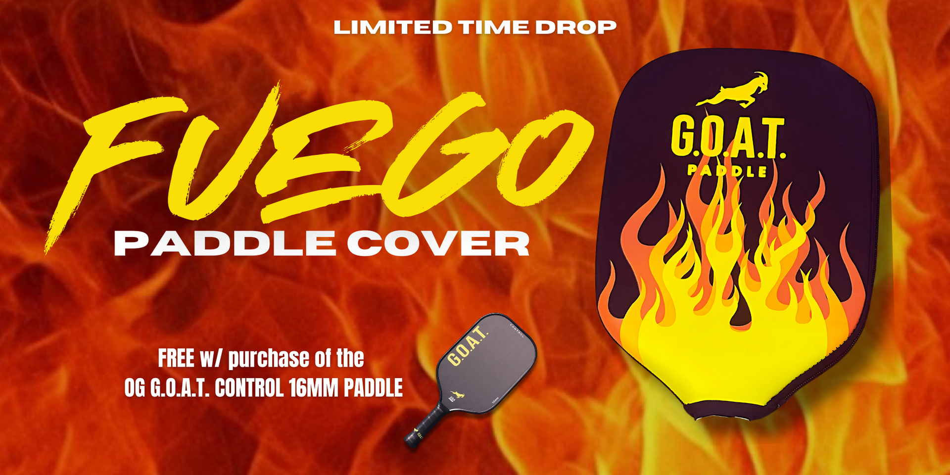 G.O.A.T. Paddle Pickleball Paddles Making you the Greatest of All Time
